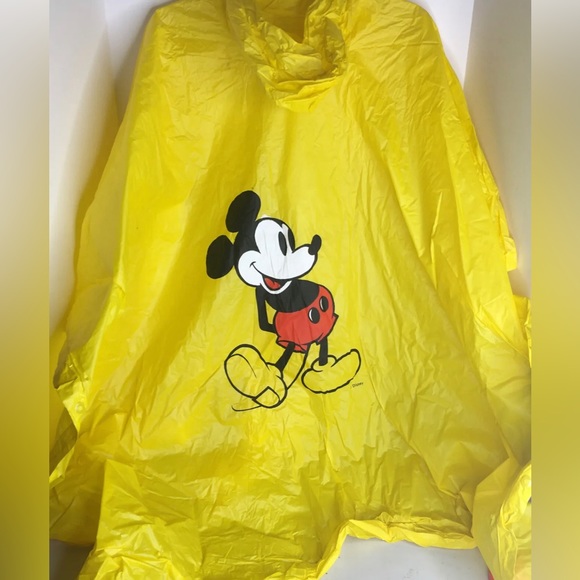 Disney | Other | Disney Theme Parks Thick Vinyl Adult Size Rain Poncho ...